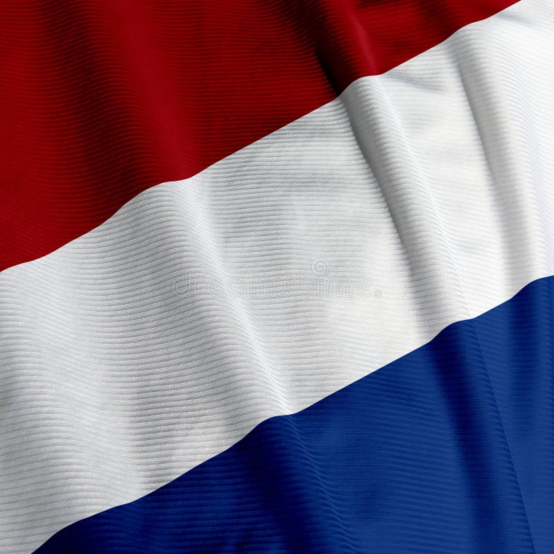 Dutch Flag Closeup stock photo. Image of european, world - 4228984