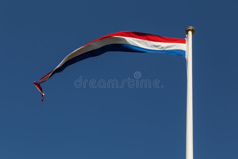 Dutch Flag stock image. Image of symbol, white, pennant - 58345923