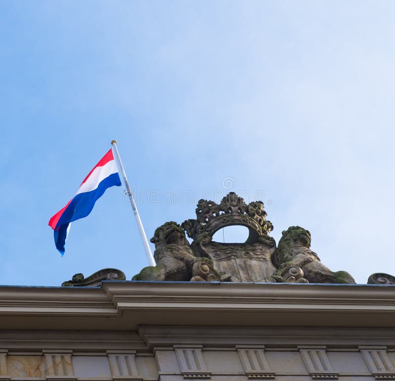 Dutch flag stock image. Image of holiday, color, blue - 40722703