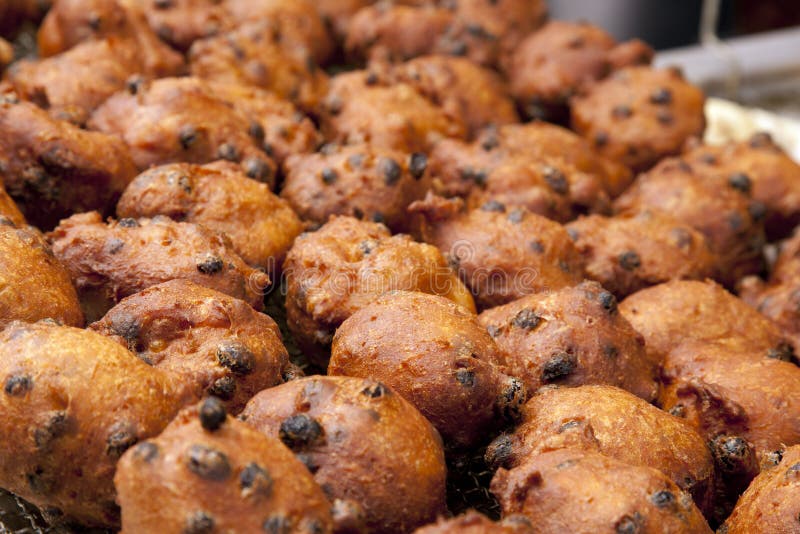 Dutch food stock photo. Image of oliebollen, brown, confectionery ...