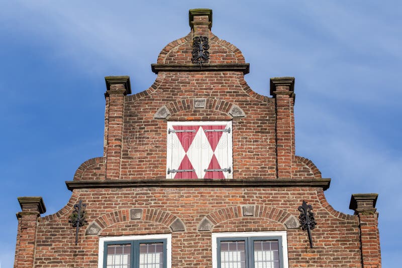Dutch Gable house stock image. Image of architecture - 210794717