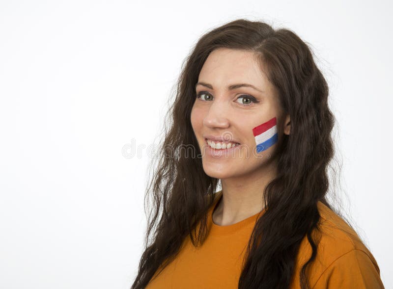 Dutch Girl stock photo. Image of portrait, supporter - 37609364