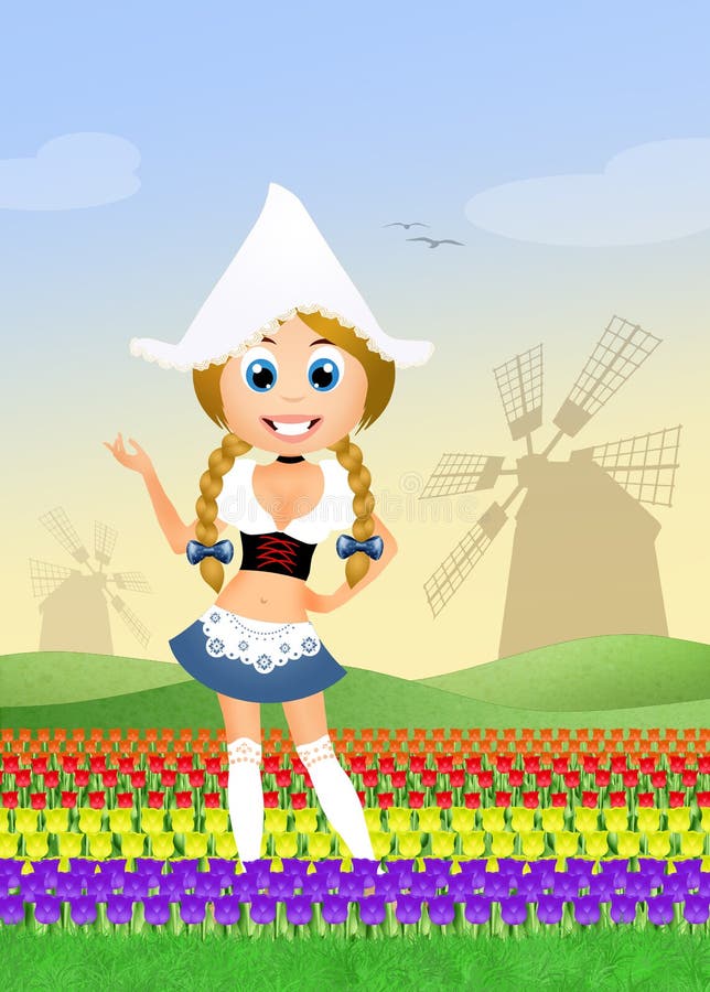 Dutch Girl Stock Illustrations – 516 Dutch Girl Stock Illustrations ...