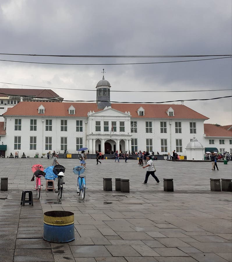 The Old Dutch Heritage Building is Used As an Office Stock Image ...
