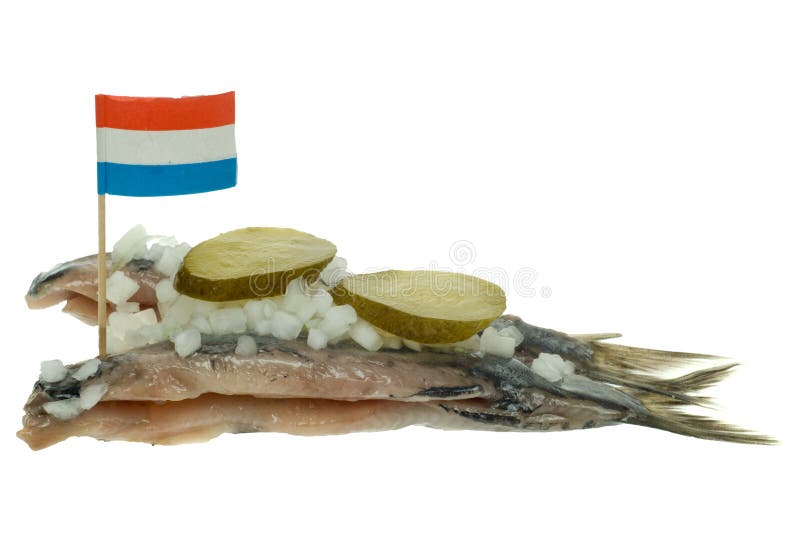 A Jar of Pickled Herring, Isolated Stock Image - Image of glass ...