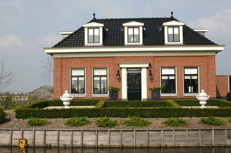 Dutch house stock photo. Image of road, farm, town, village - 737966