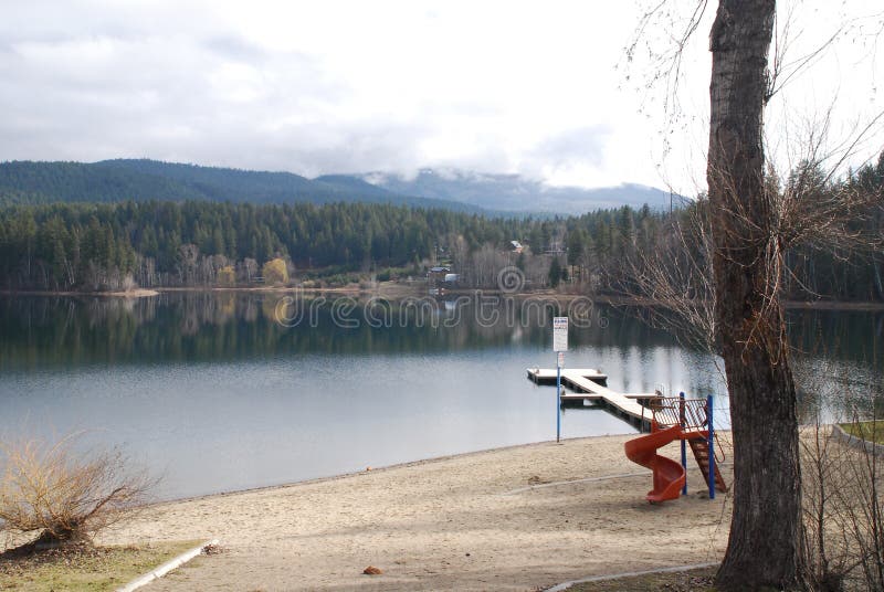 Dutch Lake BC stock image. Image of nestled, dutch, travel - 59039223