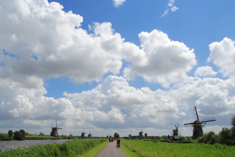 Dutch landscape stock image. Image of netherlands, canal - 2738047