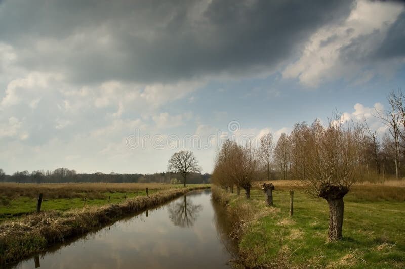Beautiful dutch landscape stock photo. Image of countryside - 4700908
