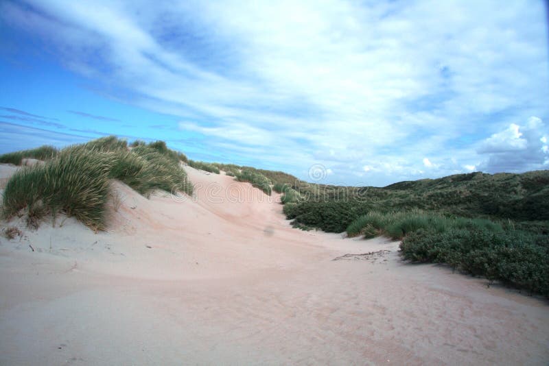 Dutch landscape dune stock photo. Image of dune, clouds - 899464