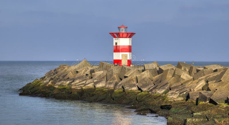 Dutch Lighthouse stock photo. Image of water, north, dutch - 24452230