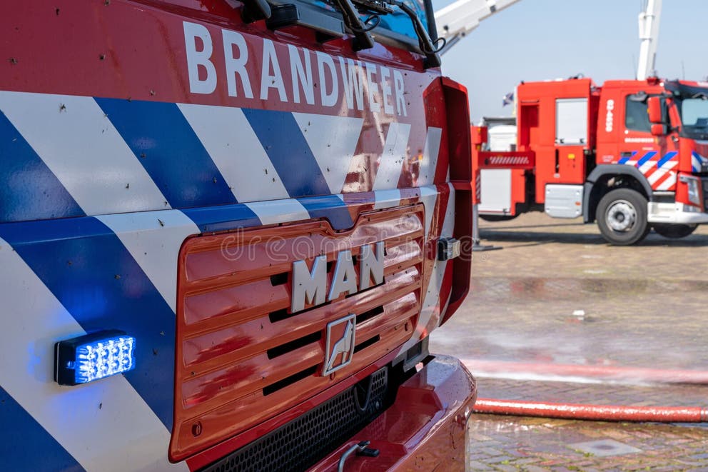 Dutch fire engine editorial image. Image of rescue, national - 278444270