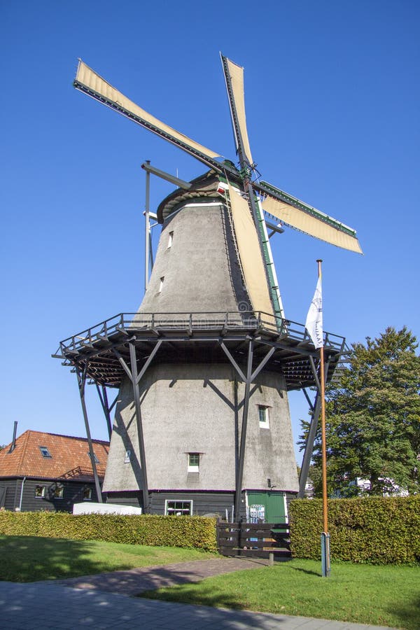 Dutch mill stock photo. Image of environment, energy - 21218288