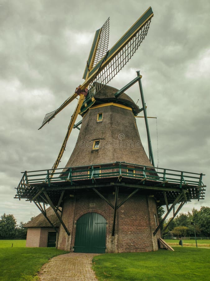 Dutch Mill stock photo. Image of scary, holland, grind - 59485722