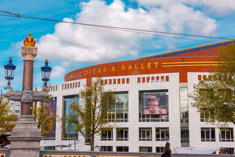 Dutch National Opera and Ballet Building in Amsterdam, NL Editorial ...