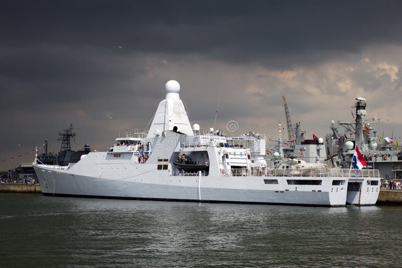 Dutch navy patrol ship editorial photo. Image of armored - 25618831