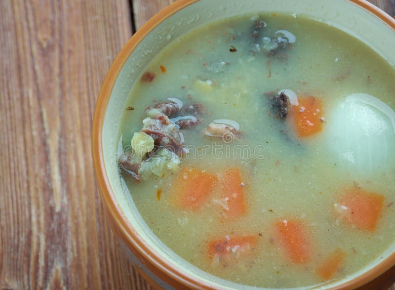 Dutch Pea Soup - Snert stock image. Image of dutch, pork - 50091751