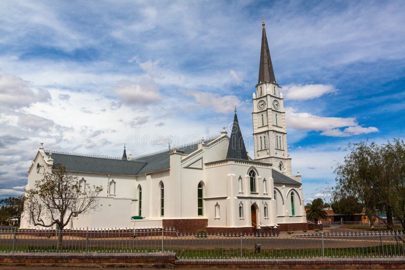 Dutch Reformed Church in Aberdeen Stock Photo - Image of clouds ...