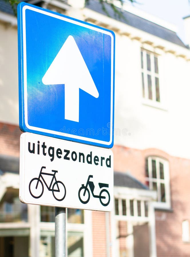 Dutch Road Sign Give Priority Stock Photo - Image of restrictive, main ...