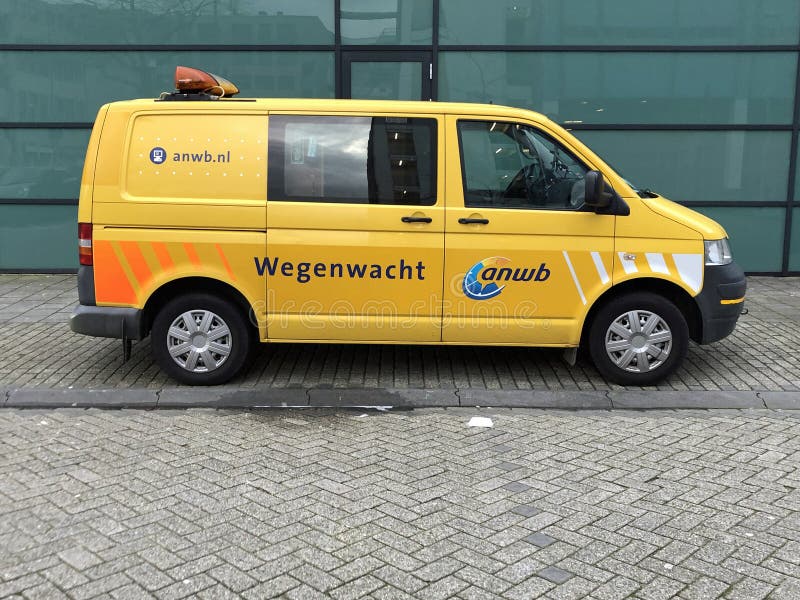 Dutch Roadside Assistance Service Van. Editorial Image - Image of side ...