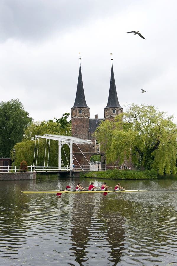 Rowing Team during the Start Stock Image - Image of speed, uniform ...