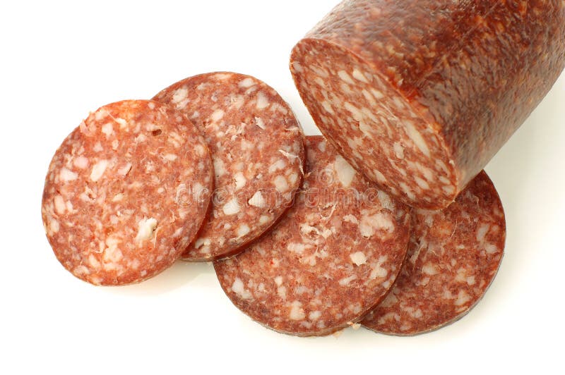 Dutch Sausage Called Boerenmetworst Stock Photo - Image of gastronomy ...