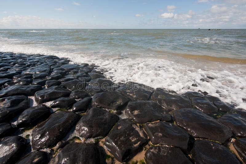 Dutch sea stock image. Image of strong, horizon, coast - 16141193