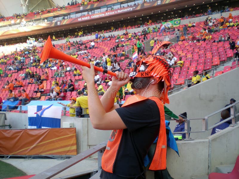 Dutch Soccer Fans Going Crazy Editorial Stock Image - Image of flags ...