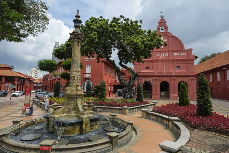 Dutch Square in Malacca, Malaysia Editorial Photo - Image of built ...