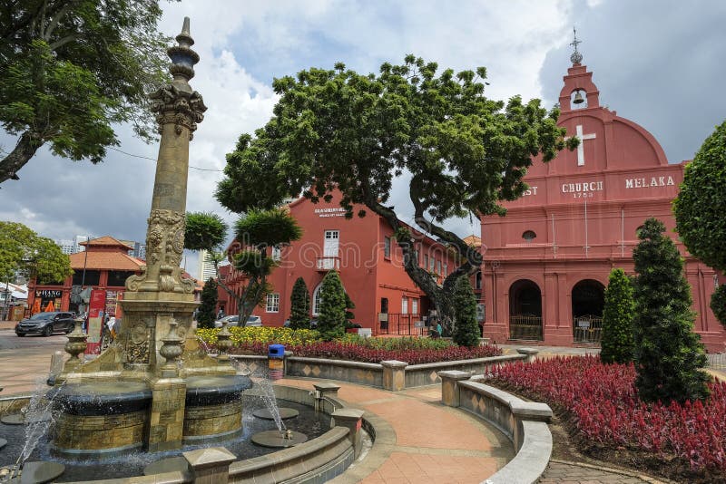 Dutch Square in Malacca, Malaysia Editorial Stock Photo - Image of ...