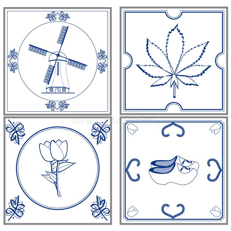 Dutch pattern stock vector. Illustration of dutch, fashioned - 29550669