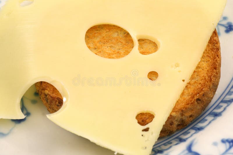 Dutch Toast (beschuit) with Cheese Stock Photo - Image of dutch, ceese ...