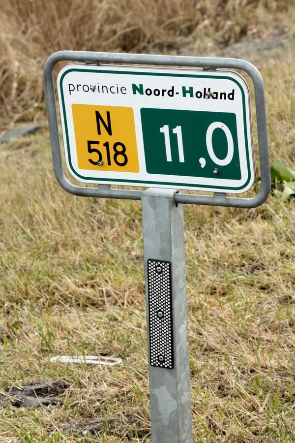 Dutch Traffic Sign with Road Number Stock Image - Image of traffic ...