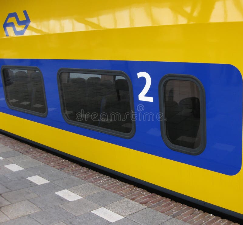 Dutch Train editorial photo. Image of blue, station, netherlands - 8112511