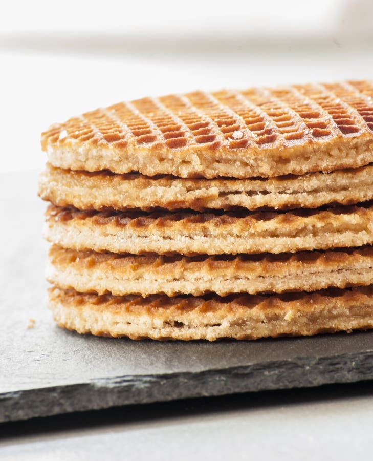 Traditional Dutch Pastry with a Crown Stock Photo - Image of white ...