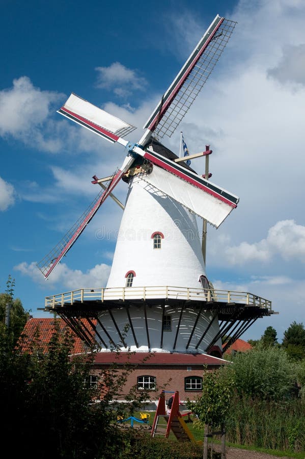 Vintage Dutch Windmill stock photo. Image of dutch, wood - 1767526