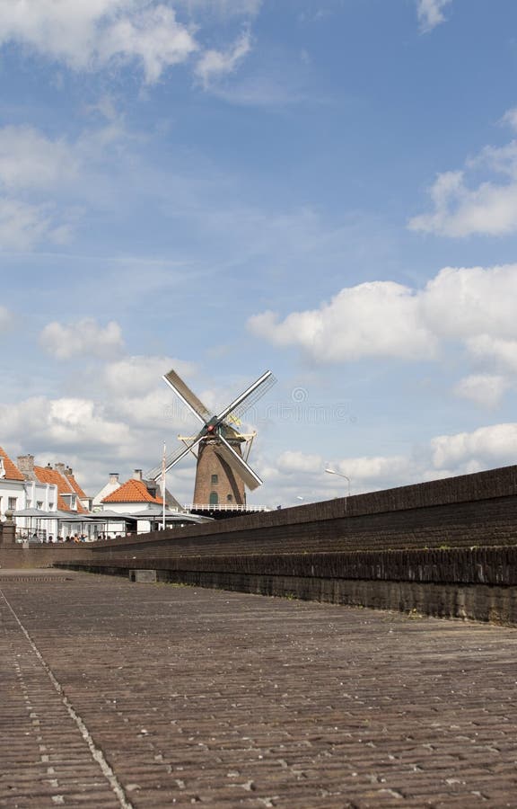 Dutch windmill stock image. Image of located, european - 19933599