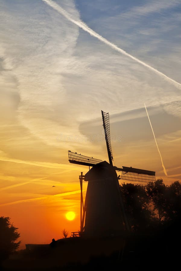 Dutch Windmill stock photo. Image of dutch, netherlands - 21007950