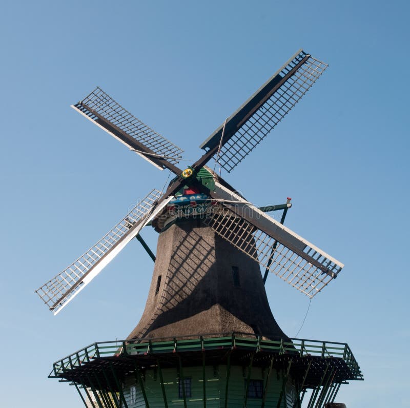 Dutch Windmill stock image. Image of tourist, windows - 26058093