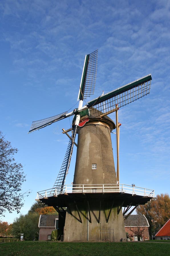 Dutch Windmill stock photo. Image of netherlands, windmill - 3596570