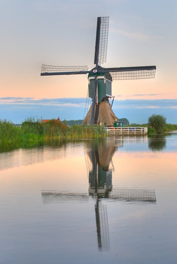Dutch Windmill stock image. Image of colors, landmark - 3959771