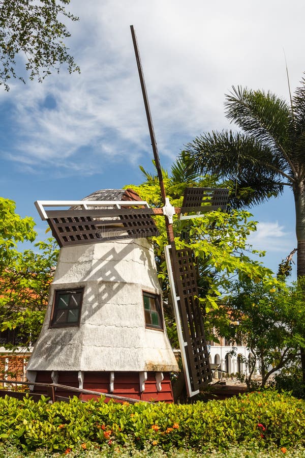 Dutch Windmill in Malacca City Stock Photo - Image of scenics, town ...