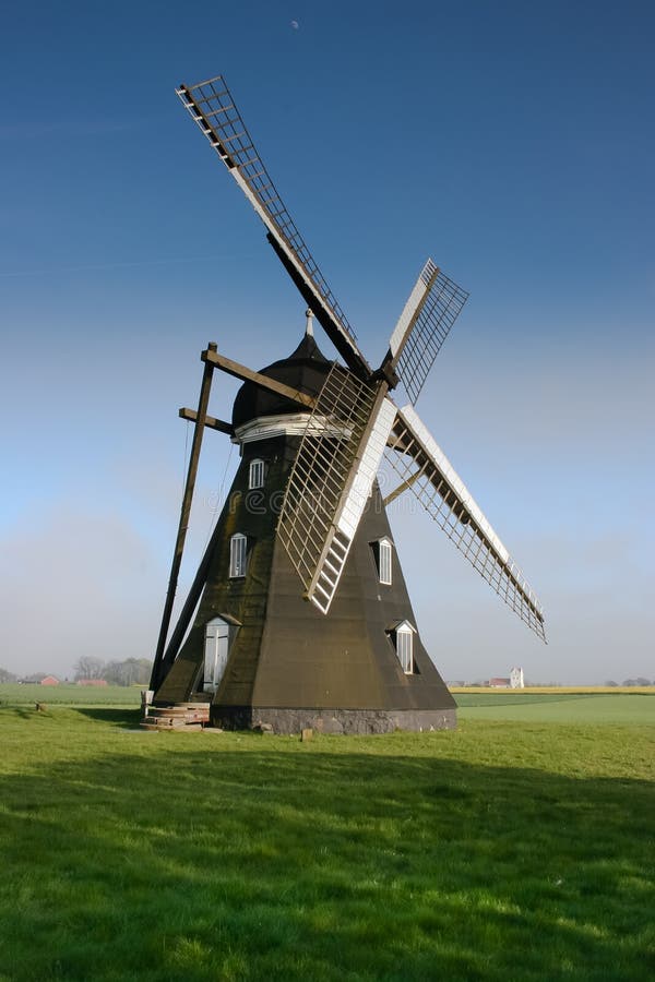 Dutch windmill stock photo. Image of vintage, retro, wings - 83333562