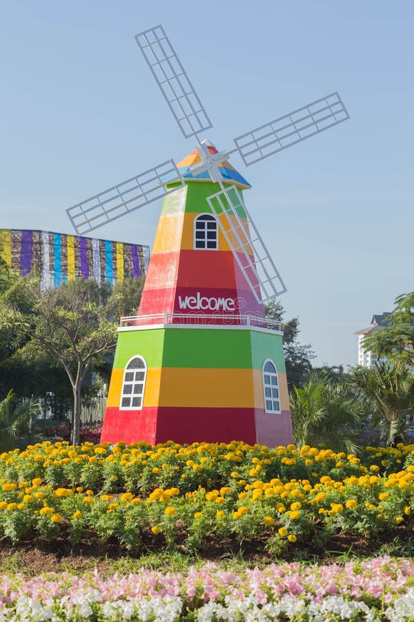 Dutch windmills stock image. Image of group, farm, windmill - 64876263