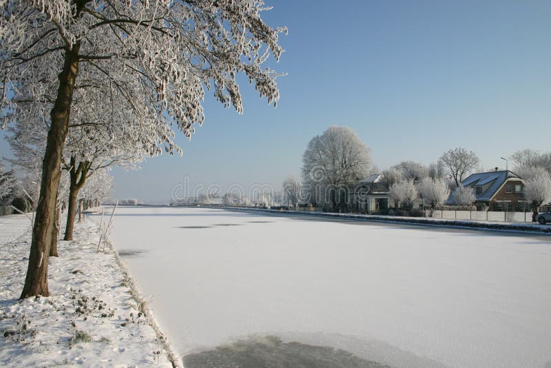 Dutch winter 2012 stock photo. Image of netherlands, snow - 24073110