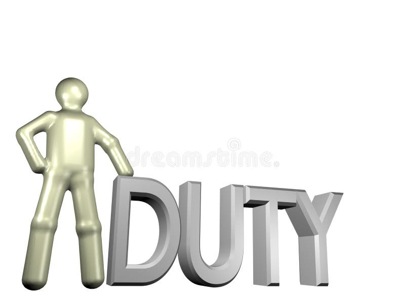 On duty stock illustration. Image of business, logo, illustration - 1197933