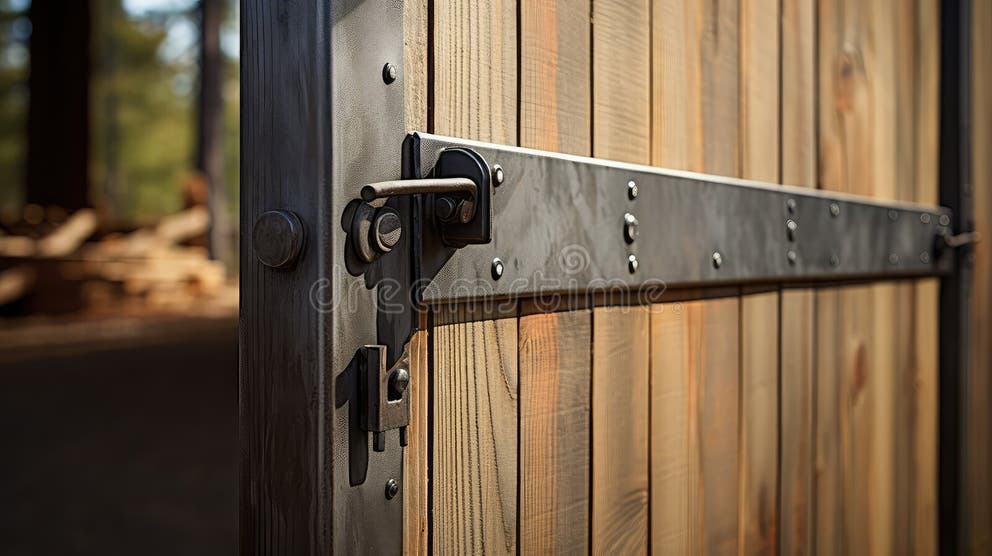 Duty door hinge stock illustration. Illustration of hinge - 370501595