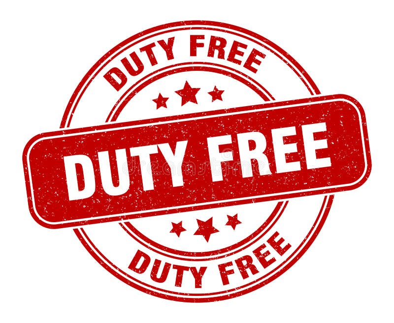 Duty Free Stamp. Duty Free Round Grunge Sign Stock Vector ...