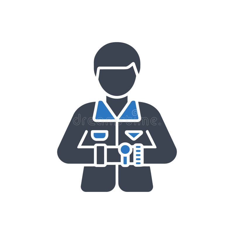 Duty Ready with Precision Icon Stock Vector - Illustration of readiness ...