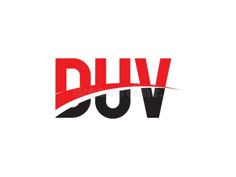 DUV Letter Initial Logo Design Vector Illustration Stock Vector ...